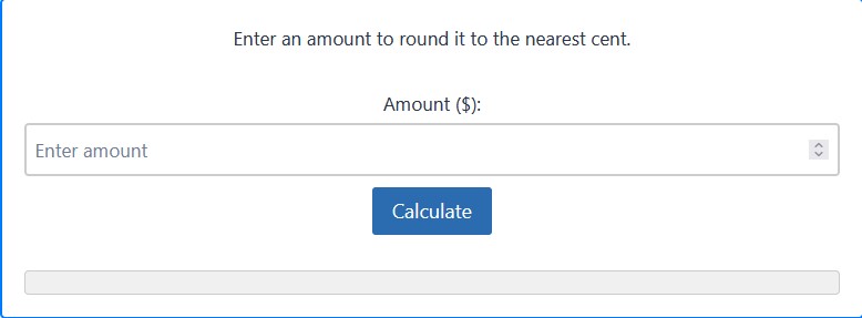 Round to the Nearest Cent Calculator