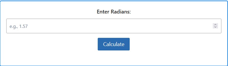Radians to Degrees Calculator - Convert rad to