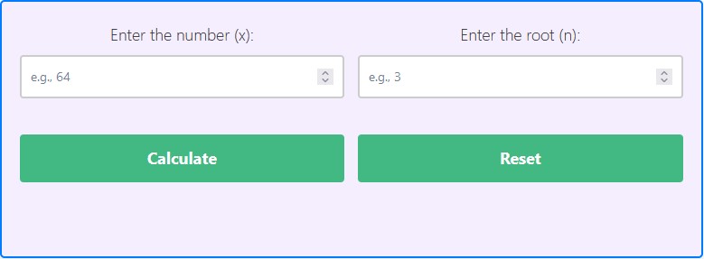Nth Root Calculator - Calculating nth Roots Effortlessly