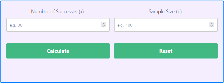 P-Hat Calculator > Formula > Example